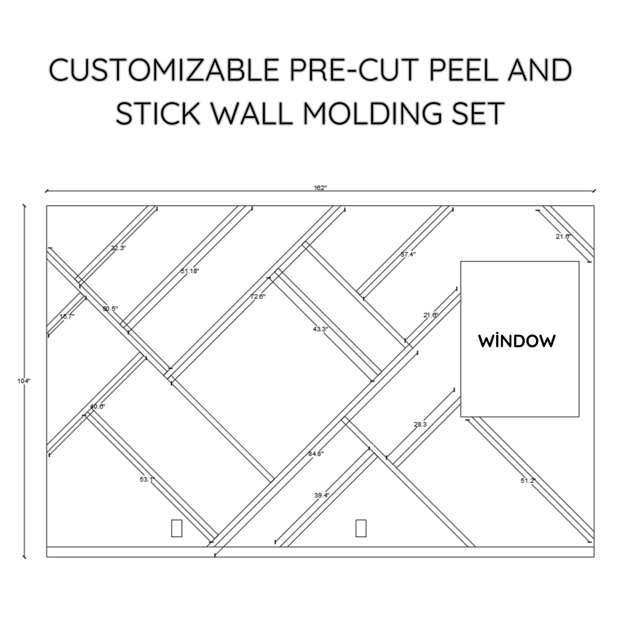 Custom Design - Wall Molding Kits and Wallpapers
