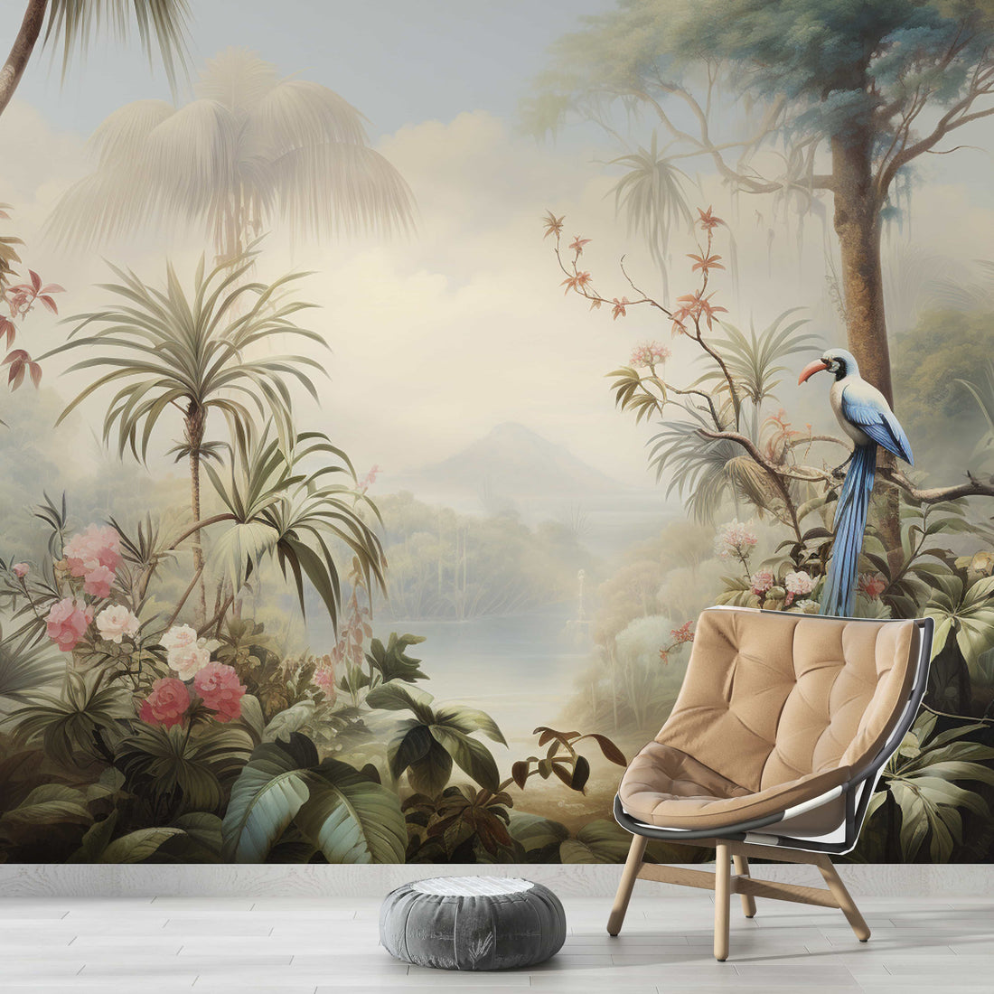 Tropical Jungle Wallpaper Landscape Wall Mural tropical-jungle-wallpaper-landscape-wall-mural