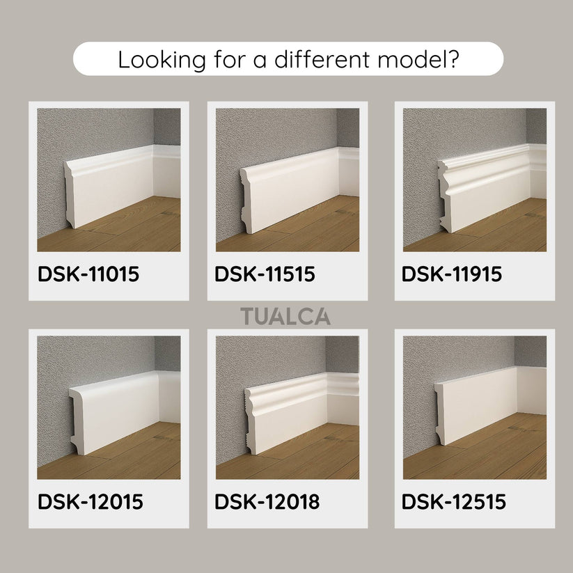 PVC Baseboard 4 inch Waterproof DSK-10015 (94.4x3.9x0.59")